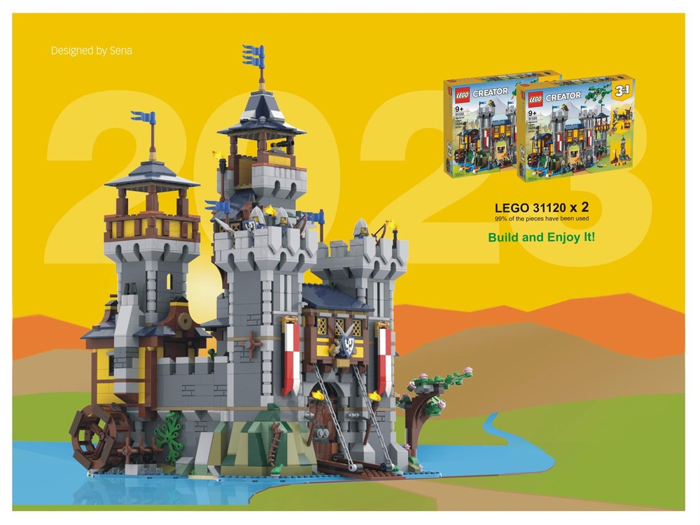 LEGO MOC Introducing the "Black Falcon's Castle - 2023" MOC by SENA ...