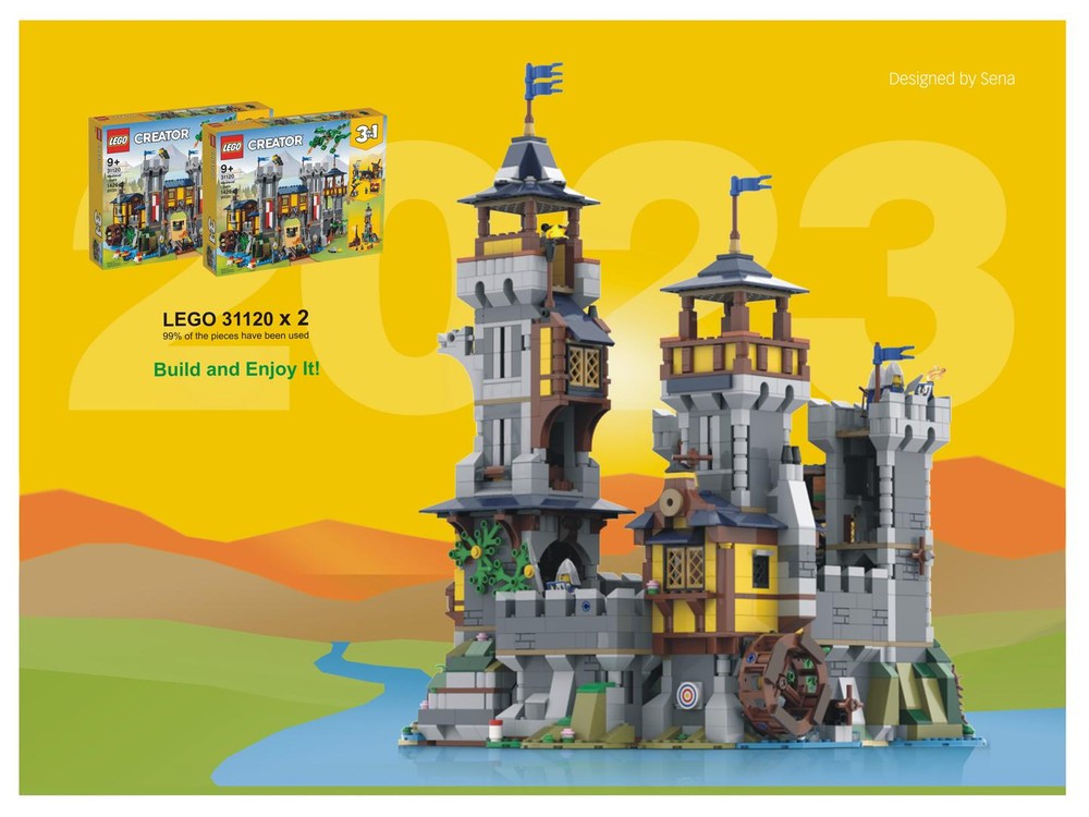 LEGO MOC Introducing the "Black Falcon's Castle - 2023" MOC by SENA ...
