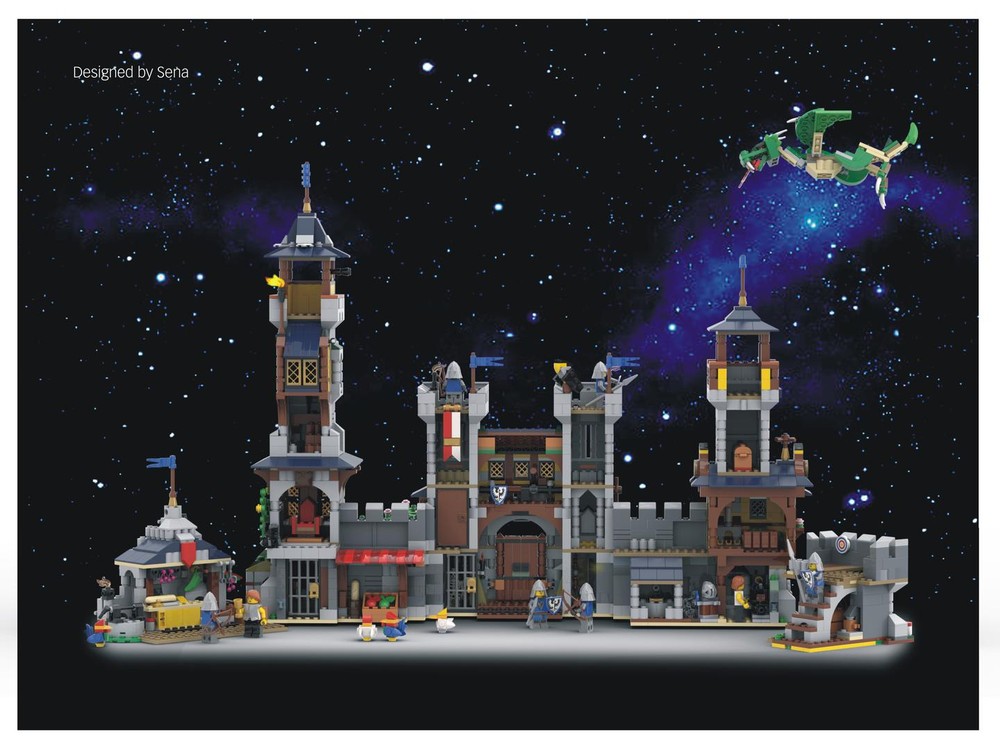 LEGO MOC Introducing the "Black Falcon's Castle - 2023" MOC by SENA ...
