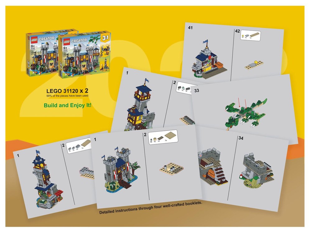 LEGO MOC Introducing the "Black Falcon's Castle - 2023" MOC by SENA ...