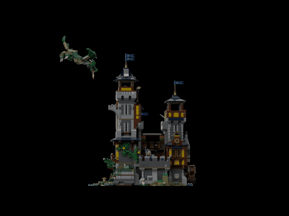 LEGO MOC Introducing the "Black Falcon's Castle - 2023" MOC by SENA ...