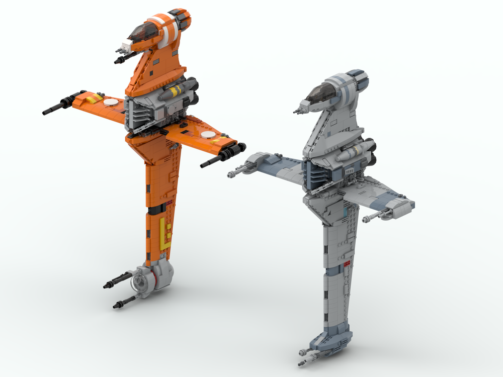 Lego Moc Rebels Prototype B Wing By Renegade369 Rebrickable Build
