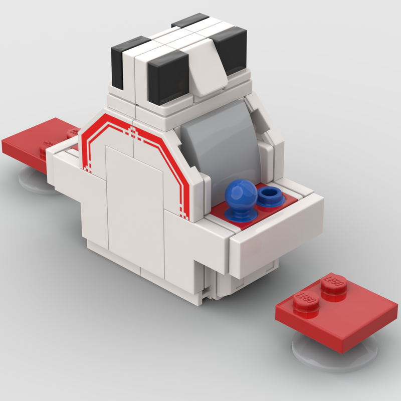 LEGO MOC Arcade Versus Blaster Cab by Ptchnk | Rebrickable - Build with ...