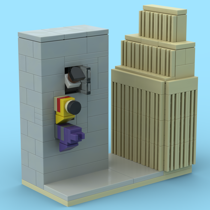LEGO MOC 60's Batman Micro Scene by zombiworkshop | Rebrickable - Build ...