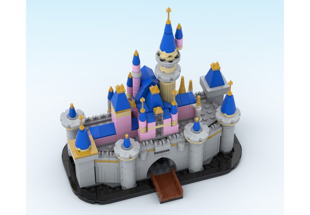 LEGO MOC Mini Disneyland Castle by phoester | Rebrickable - Build with LEGO