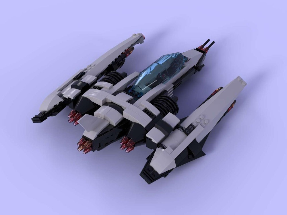 LEGO MOC Spaceship by HektoPascal | Rebrickable - Build with LEGO