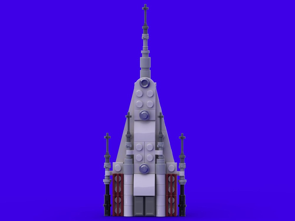 LEGO MOC 30654 Cathedral Facade by Dafeld | Rebrickable - Build with LEGO