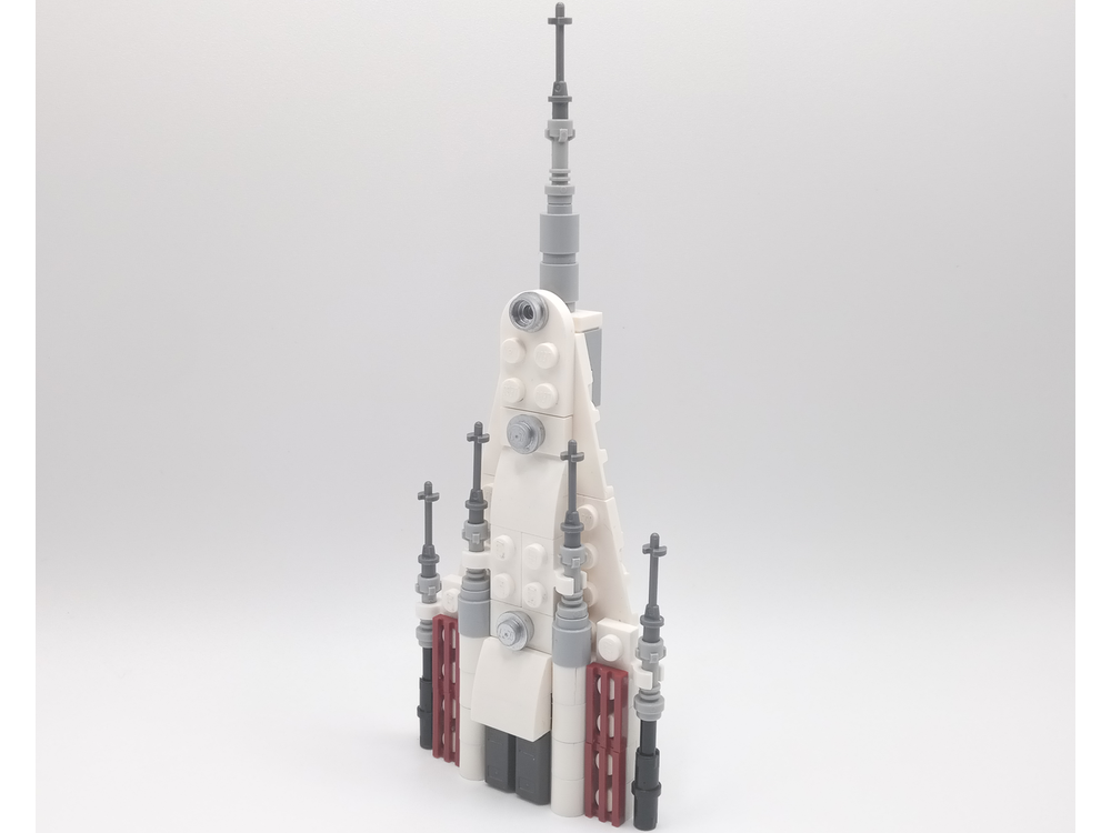 Lego Moc 30654 Cathedral Facade By Dafeld Rebrickable Build With Lego