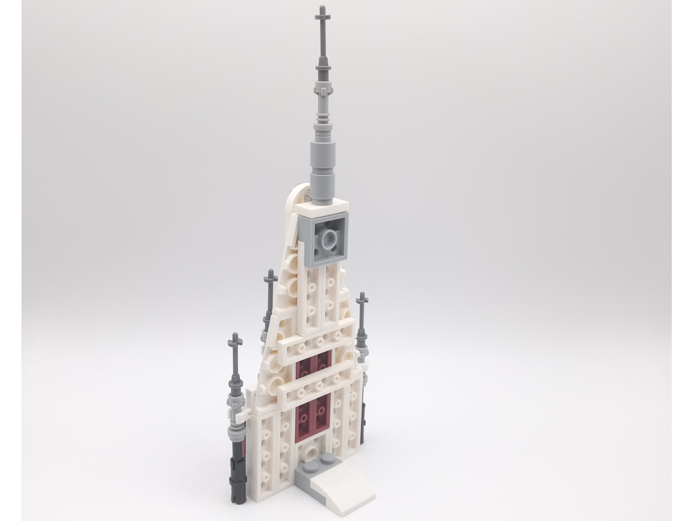 Lego Moc 30654 Cathedral Facade By Dafeld Rebrickable Build With Lego