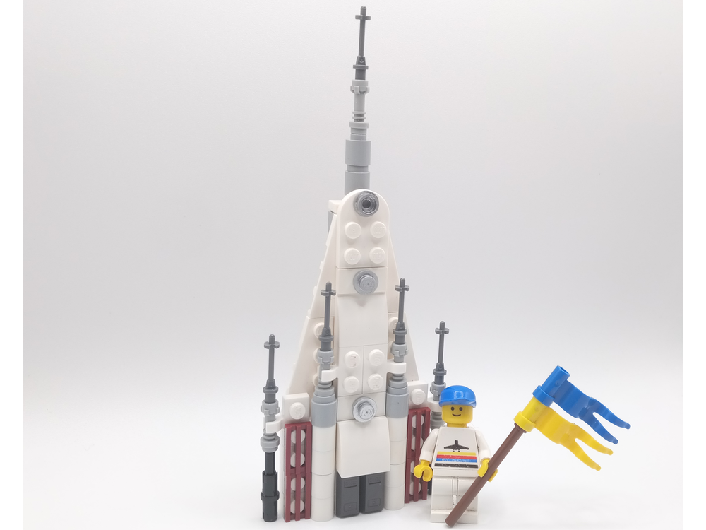 Lego Moc 30654 Cathedral Facade By Dafeld Rebrickable Build With Lego