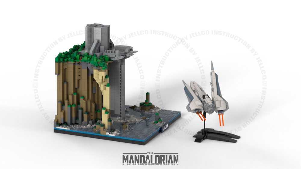 Lego Moc Ultramicro Diorama Bo Katans Castle By Jellco Rebrickable