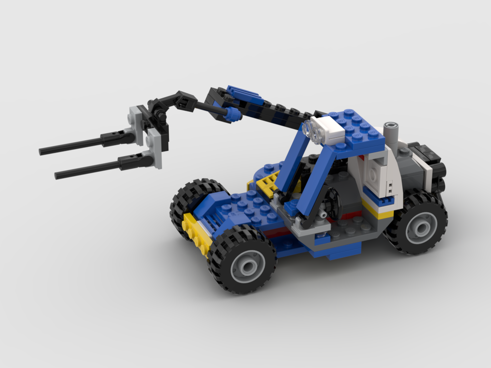 LEGO MOC 31087 - Telehandler by KlintIsztvud | Rebrickable - Build with ...