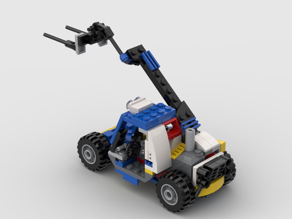 Lego Moc 31087 Telehandler By Klintisztvud Rebrickable Build With