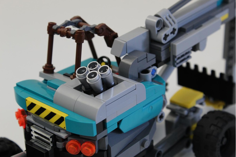 LEGO MOC Menzi Muck by PopperOfCorn | Rebrickable - Build with LEGO