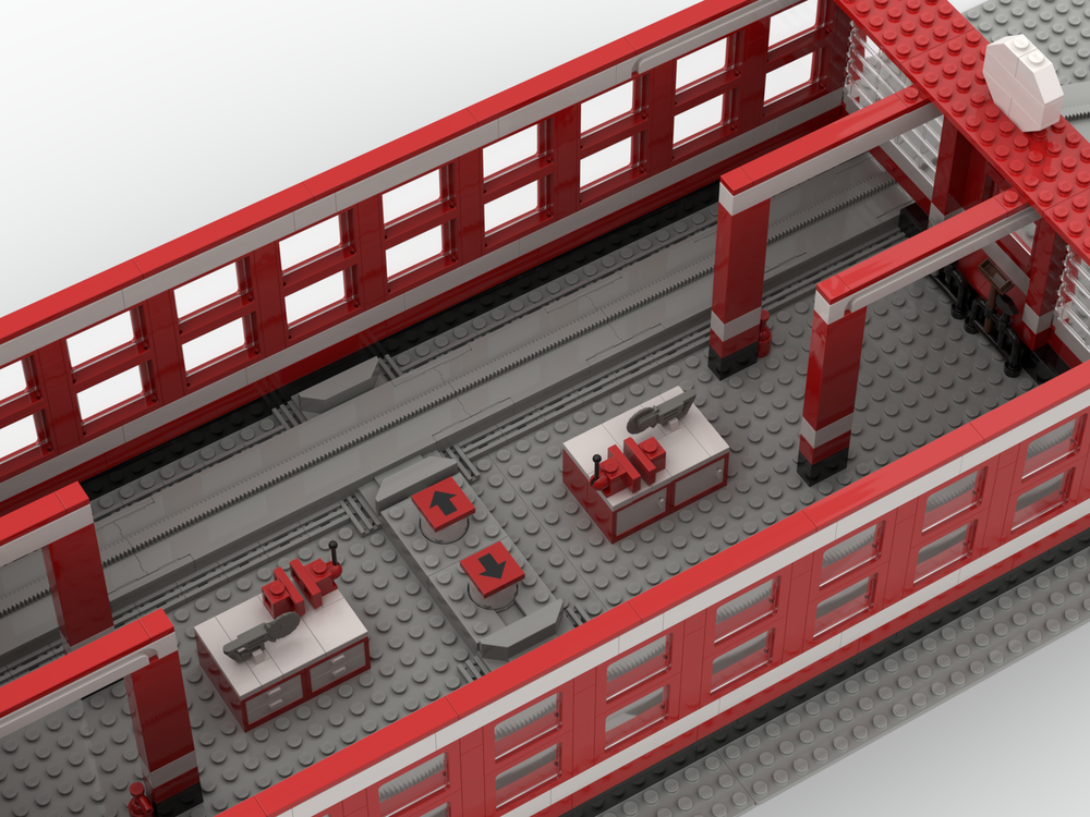 LEGO MOC Monorail Wash and Repair Workshop by paulvdb | Rebrickable ...
