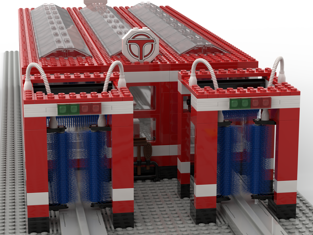 LEGO MOC Monorail Wash and Repair Workshop by paulvdb | Rebrickable ...