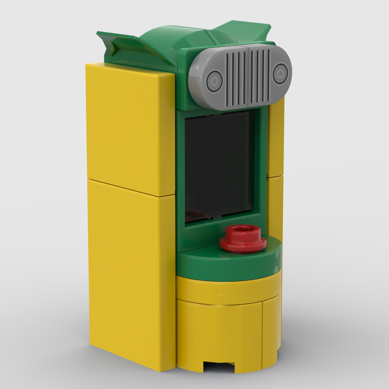 LEGO MOC Arcade Cute Mini Cab by Ptchnk | Rebrickable - Build with LEGO
