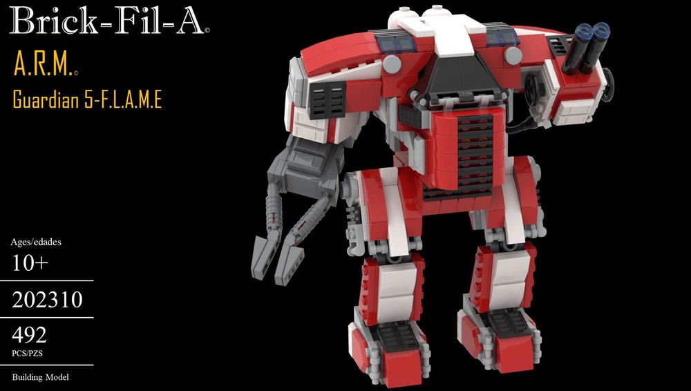 LEGO MOC-147527 Guardian 5-F.L.A.M.E. by Brick-Fil-A-Builds ...