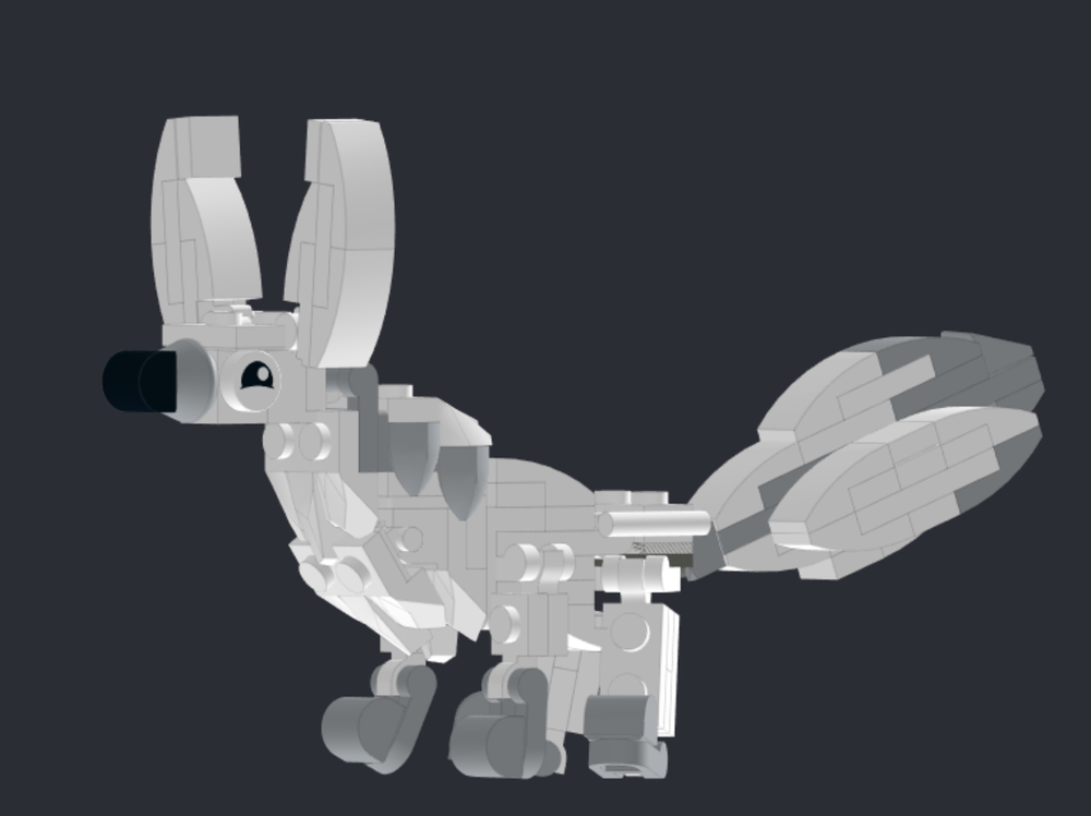 LEGO MOC Arctic Fox by Space_Steave | Rebrickable - Build with LEGO