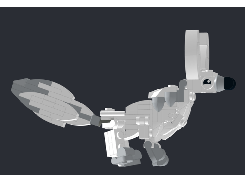 LEGO MOC Arctic Fox by Space_Steave | Rebrickable - Build with LEGO