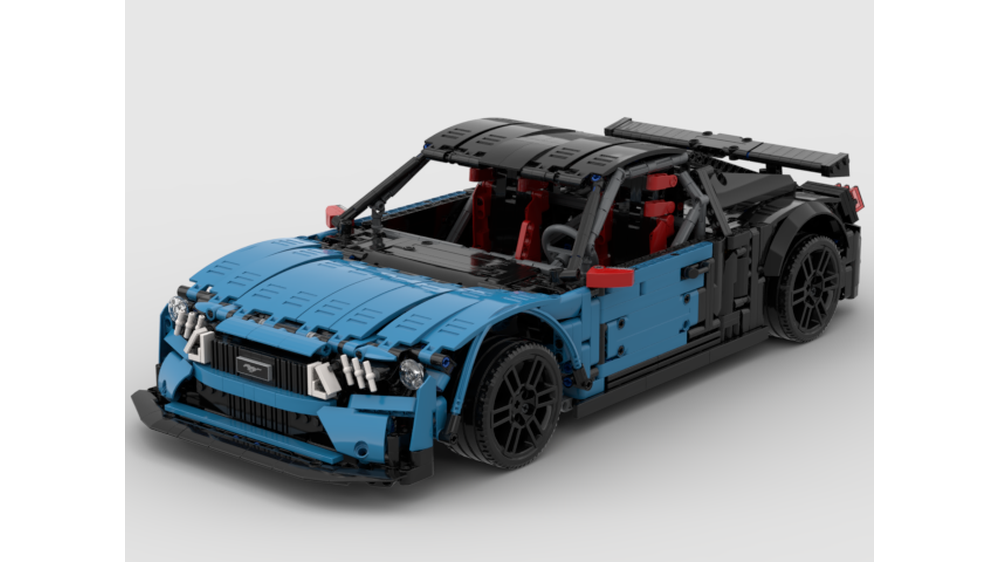 Lego Moc Ford Mustang Rtr Rc By X0mocs Rebrickable Build With Lego
