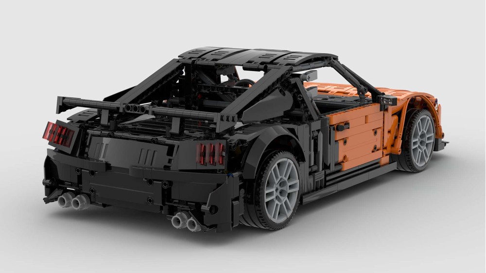Lego Moc Ford Mustang Rtr Rc By X0mocs Rebrickable Build With Lego