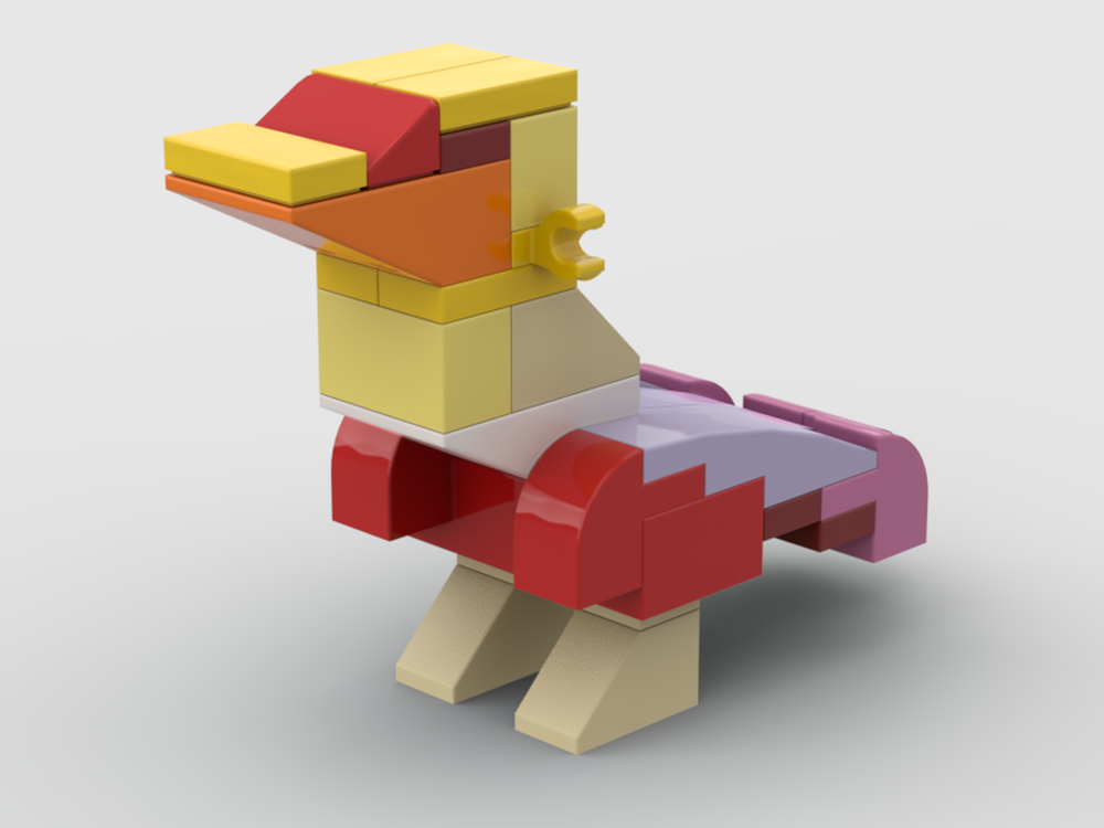 LEGO MOC Exotic bird by Oripy | Rebrickable - Build with LEGO