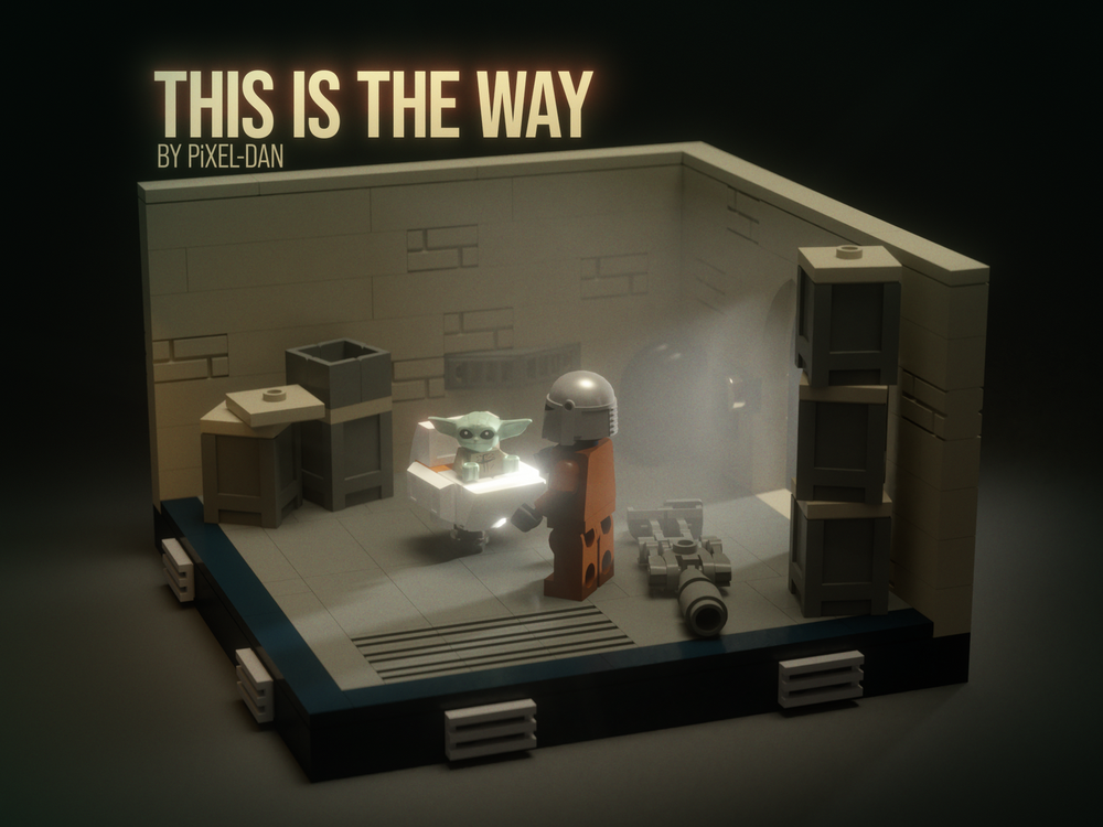 Lego Moc Pixel Dans This Is The Way Diorama By Pixel Dan Rebrickable