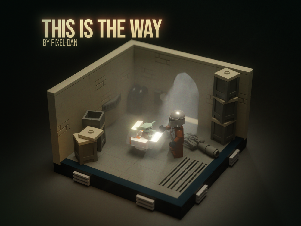 Lego Moc Pixel Dans This Is The Way Diorama By Pixel Dan Rebrickable