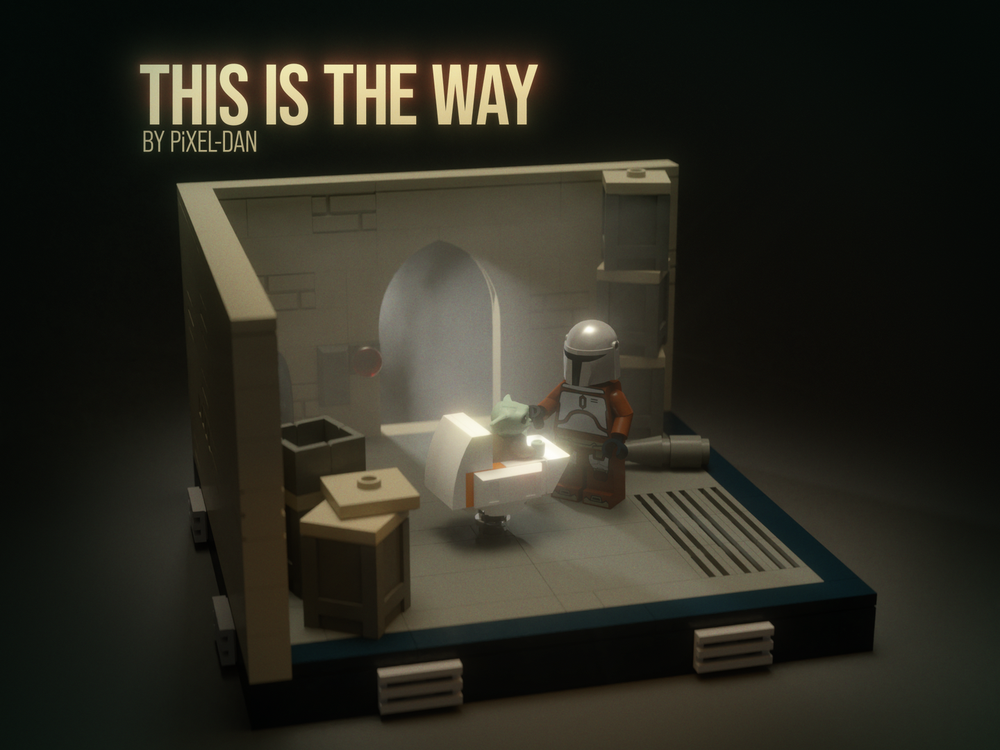 Lego Moc Pixel Dans This Is The Way Diorama By Pixel Dan Rebrickable
