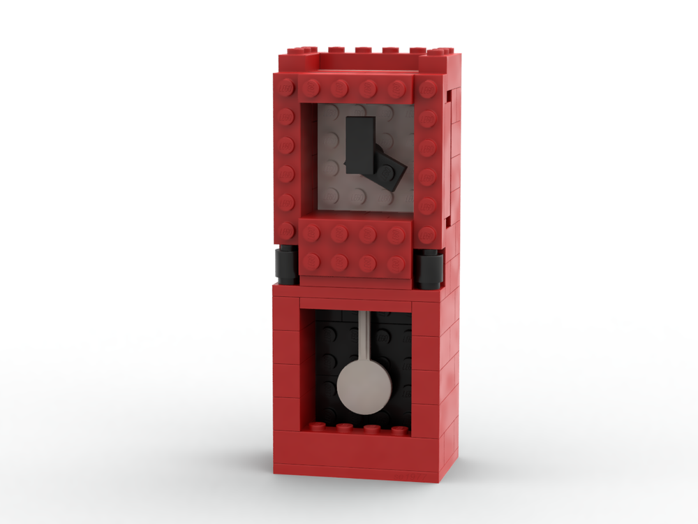 Lego Moc 379 Grandfather Clock By Se1977 Rebrickable Build With Lego