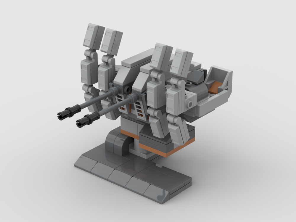 LEGO MOC Particle Cannon Turret by moldywings | Rebrickable - Build ...