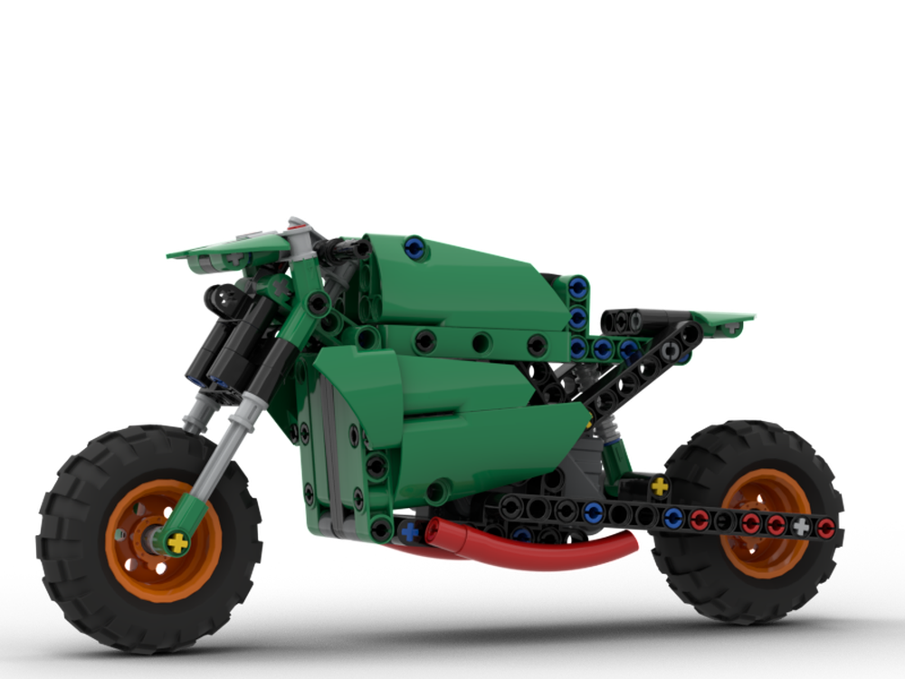 Lego Moc 42149 Motorbike By Hoppepe Rebrickable Build With Lego