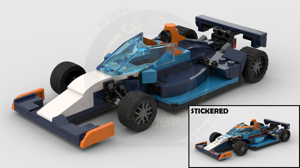 LEGO MOC Indycar 2020 DRR Hildebrand Oval Spec by CGForceDesigns ...