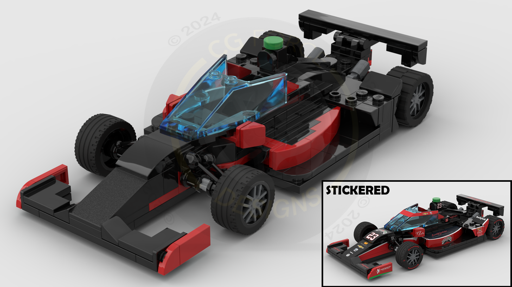 LEGO MOC Indycar 2022 DRR Ferrucci Oval Spec by CGForceDesigns ...