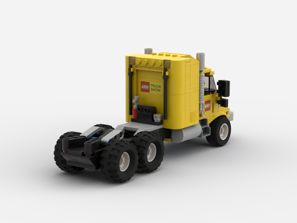 Lego Moc Classic Yellow Truck By Owstin Rebrickable Build With Lego