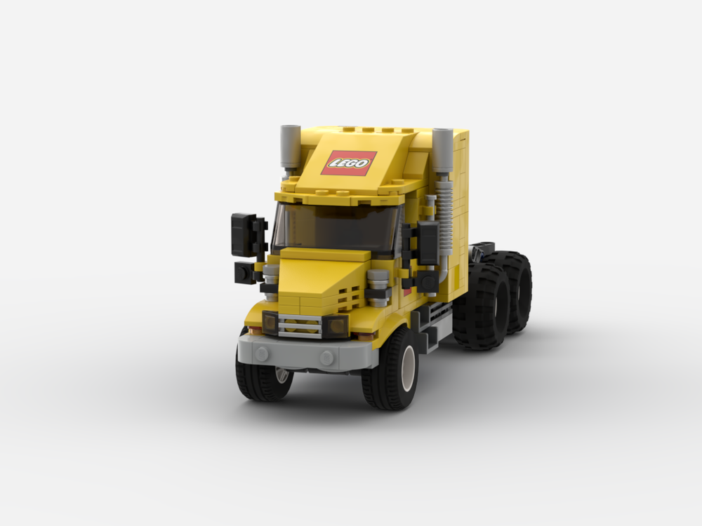 Lego Moc Classic Yellow Truck By Owstin Rebrickable Build With Lego