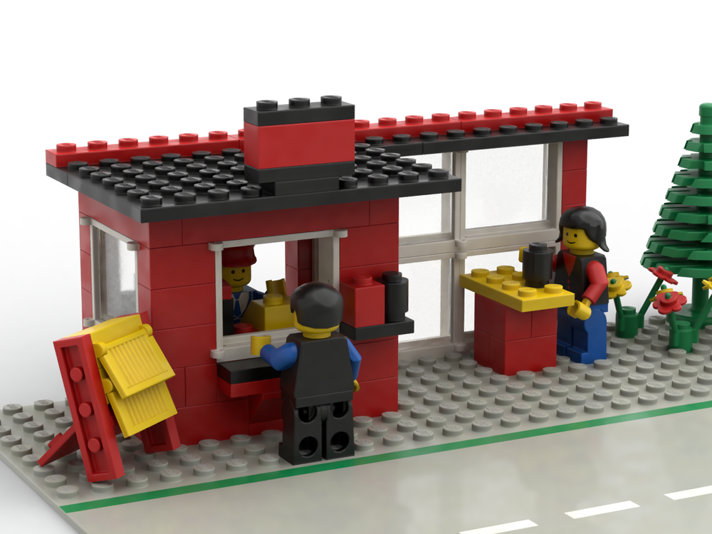 LEGO MOC 379 Kiosk by se1977 | Rebrickable - Build with LEGO