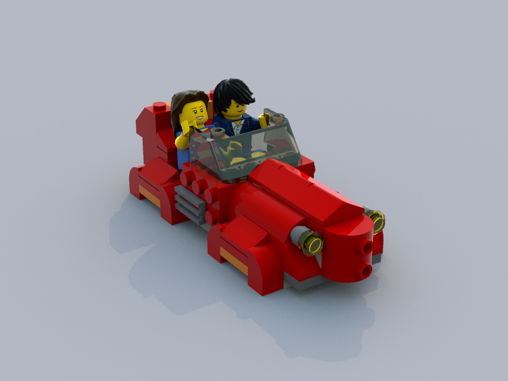LEGO MOC 31003 alt- vintage hover car v2 by Abokado | Rebrickable ...
