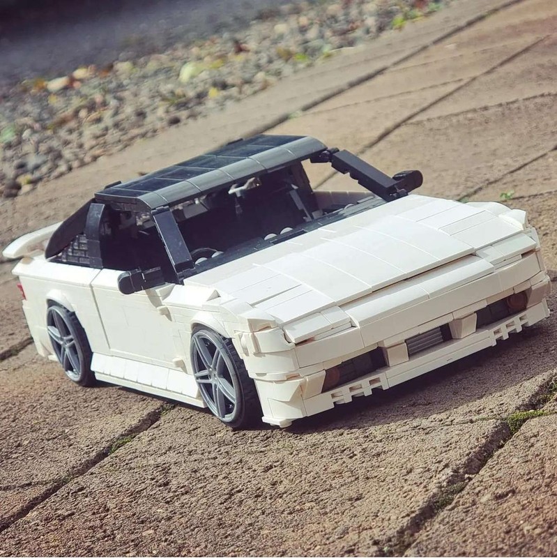 LEGO MOC Nissan Silvia 240SX by Bens Lego Cars | Rebrickable - Build ...
