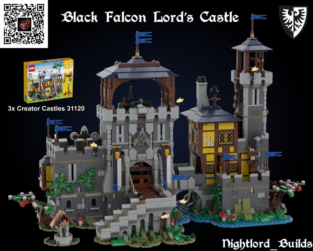 LEGO MOC Black Falcon Lord's Castle by Nightlord_Builds | Rebrickable ...
