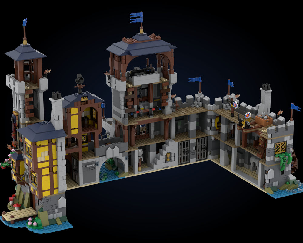 LEGO MOC Black Falcon Lord's Castle by Nightlord_Builds | Rebrickable ...