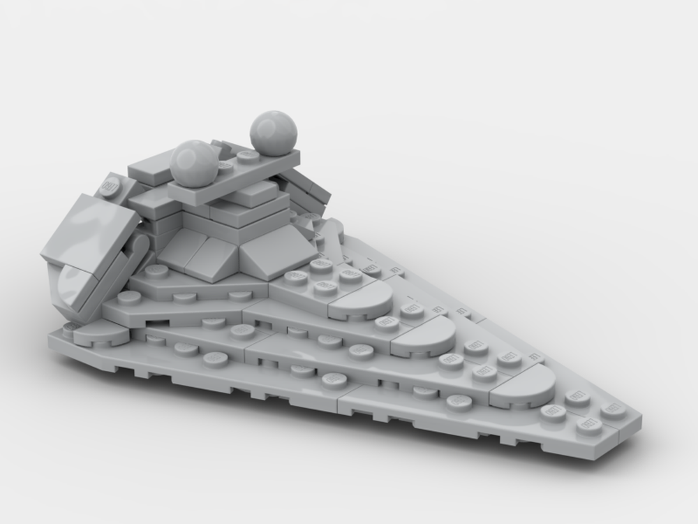 LEGO MOC Micro Star Destroyer by Puddloflaj | Rebrickable - Build with LEGO
