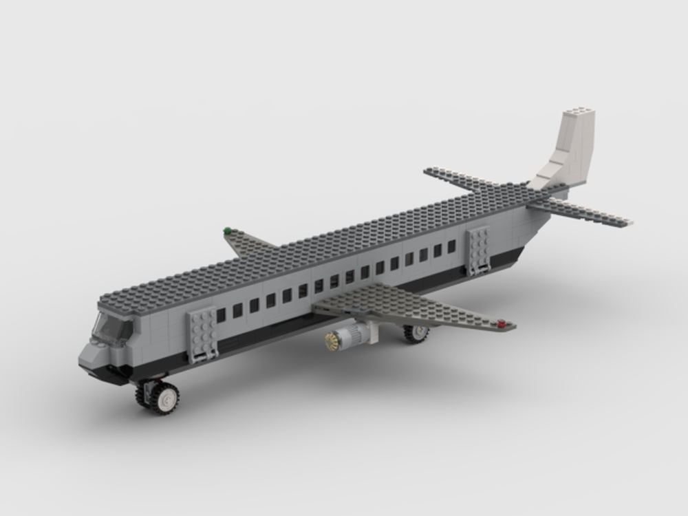 LEGO MOC LEGO Short-Haul Passenger Plane by LEGOgamer117 | Rebrickable ...