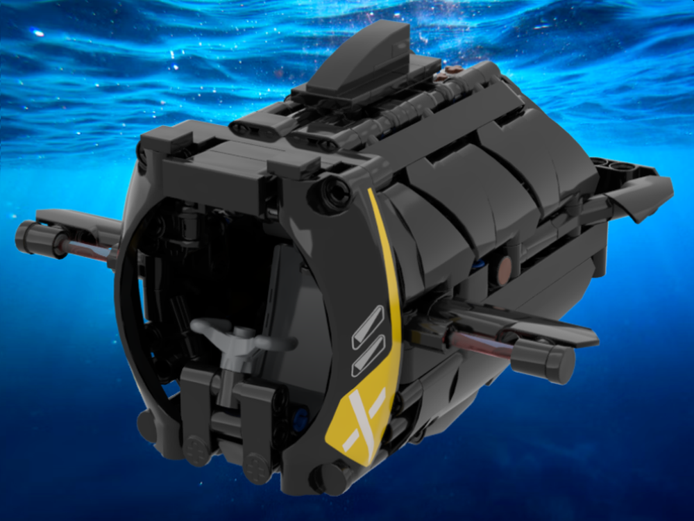 LEGO MOC 42151 Mini Submarine by artemisovsky | Rebrickable - Build ...