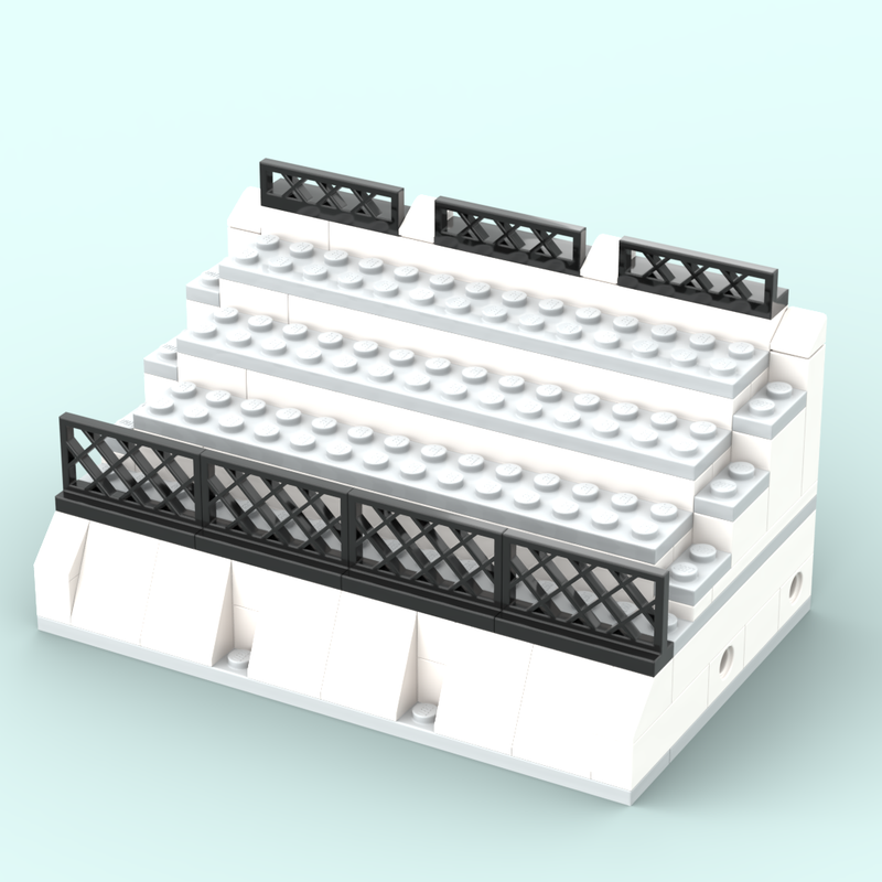 LEGO MOC Racetrack Bleachers by ostrich14 | Rebrickable - Build with LEGO
