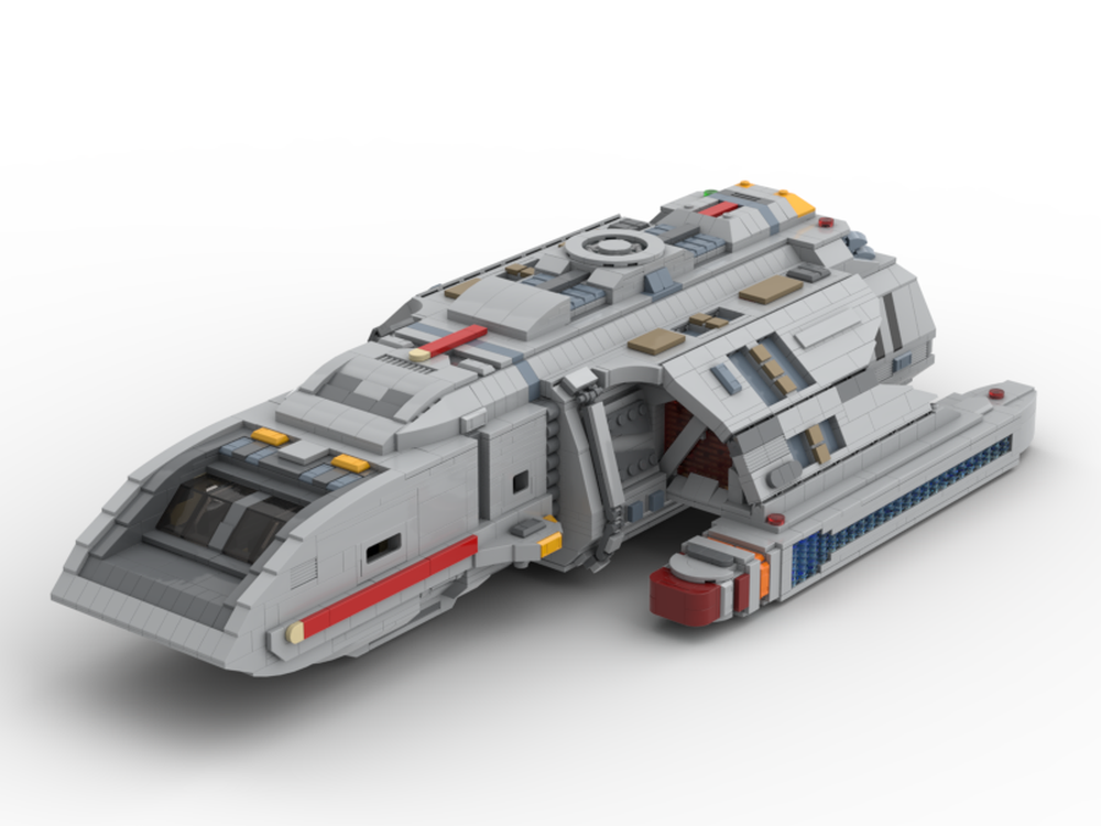 Lego Moc Star Trek Runabout By Sendek01 Rebrickable Build With Lego