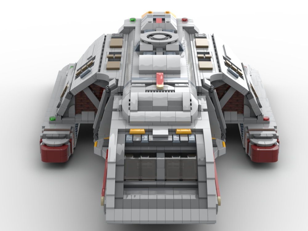 Lego Moc Star Trek Runabout By Sendek01 Rebrickable Build With Lego
