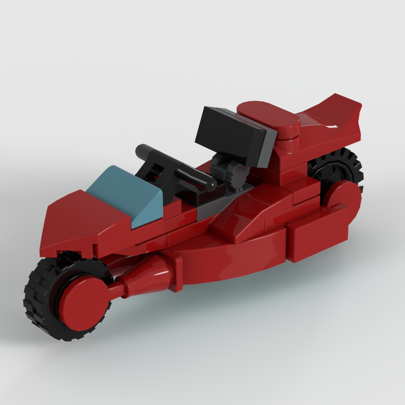 LEGO MOC Minifig-scale futuristic bike by Ptchnk | Rebrickable - Build ...