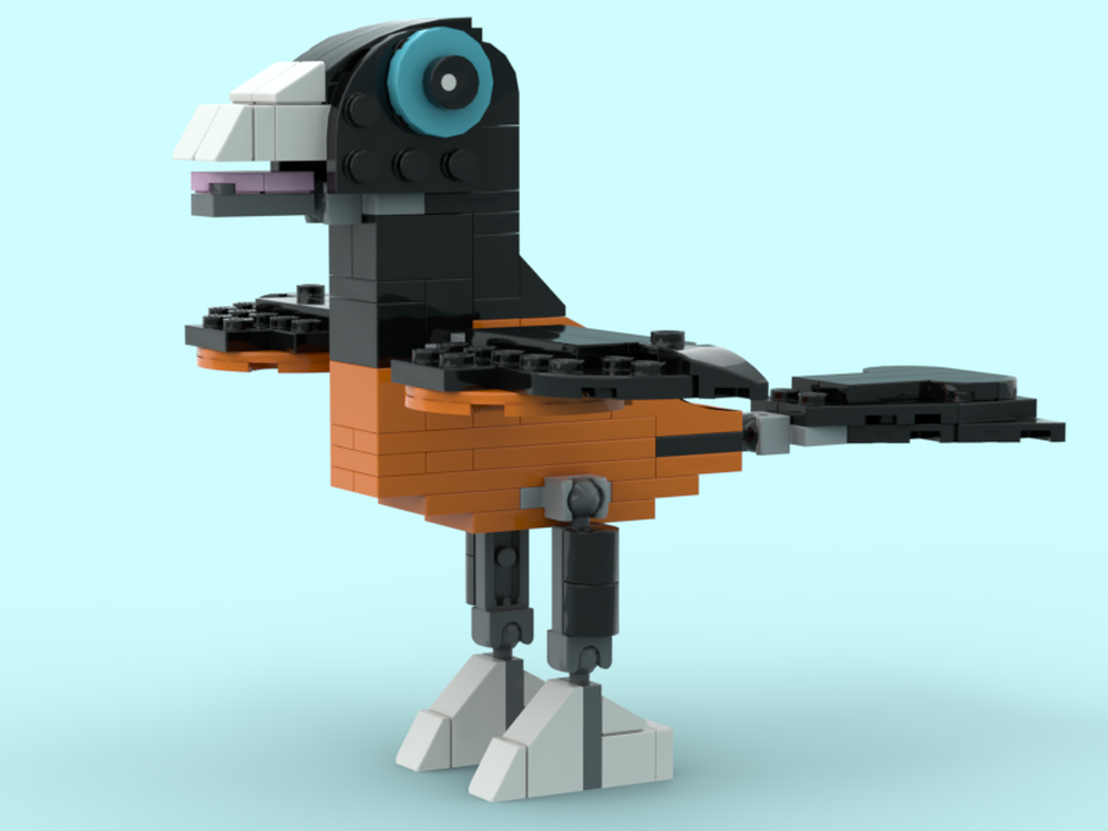 LEGO MOC 31129 Troupial by Pikminfan67 | Rebrickable - Build with LEGO